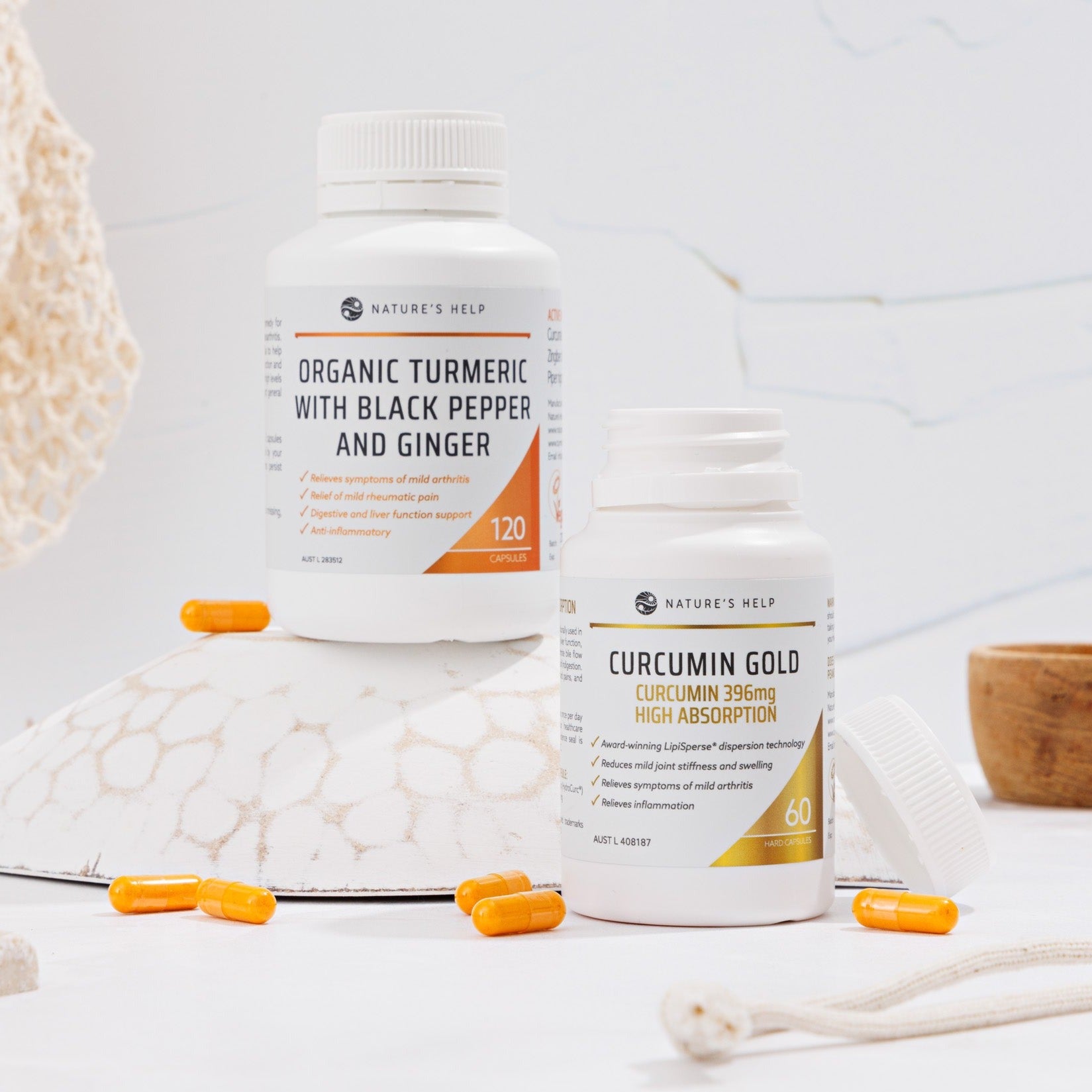 Organic Turmeric & Curcumin Tablet